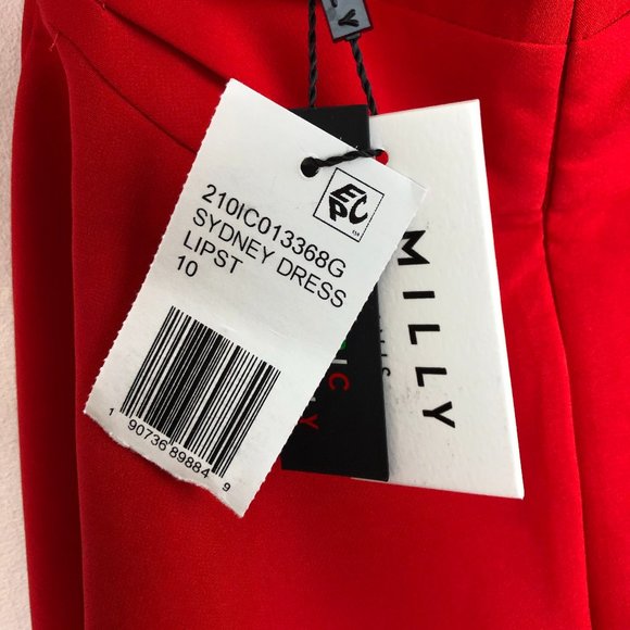 Milly Minis | Dresses | Milly Minis Sydney Halter Dress Red | Poshmark